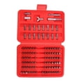 100 - Pcs 1/4 Torx Hex Torq Security Bit Set Tamper Proof Case ...