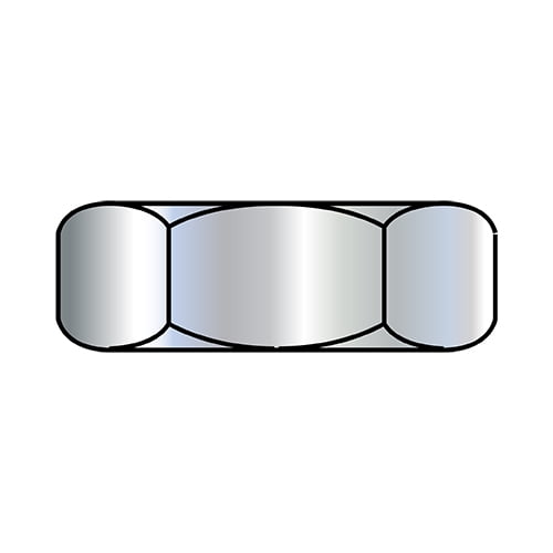 10-24X5/16X7/6 Small Pattern Hex Machine Screw Nuts Zinc (Pack Qty ...