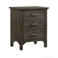 Coaster 200972-CO 2 Drawer Nightstand, Burnished Oak - Walmart.com