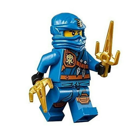 LEGO Ninjago Minifigure Jay Zukin Robe Jungle Blue Ninja with Dual Gold ...