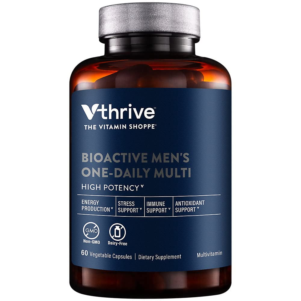 Multivitamínico Vthrive The Vitamin Shoppe Bioactive Men 60 cápsulas | Walmart en línea