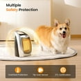 Small Electric Space Heater,Portable Ceramic Space Heater Fan for ...