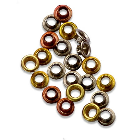 100pc 3/16" Metal Eyelets Shoes Clothes Crafts - 4 Colors - Walmart.com