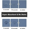 Bowl Mat Dogs and Cats,Feeding Mat for Cat and Dog Water Bowl,Non Slip ...