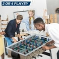 RayChee 48" Folding Foosball Table, Foldable Space Saving Table Soccer ...