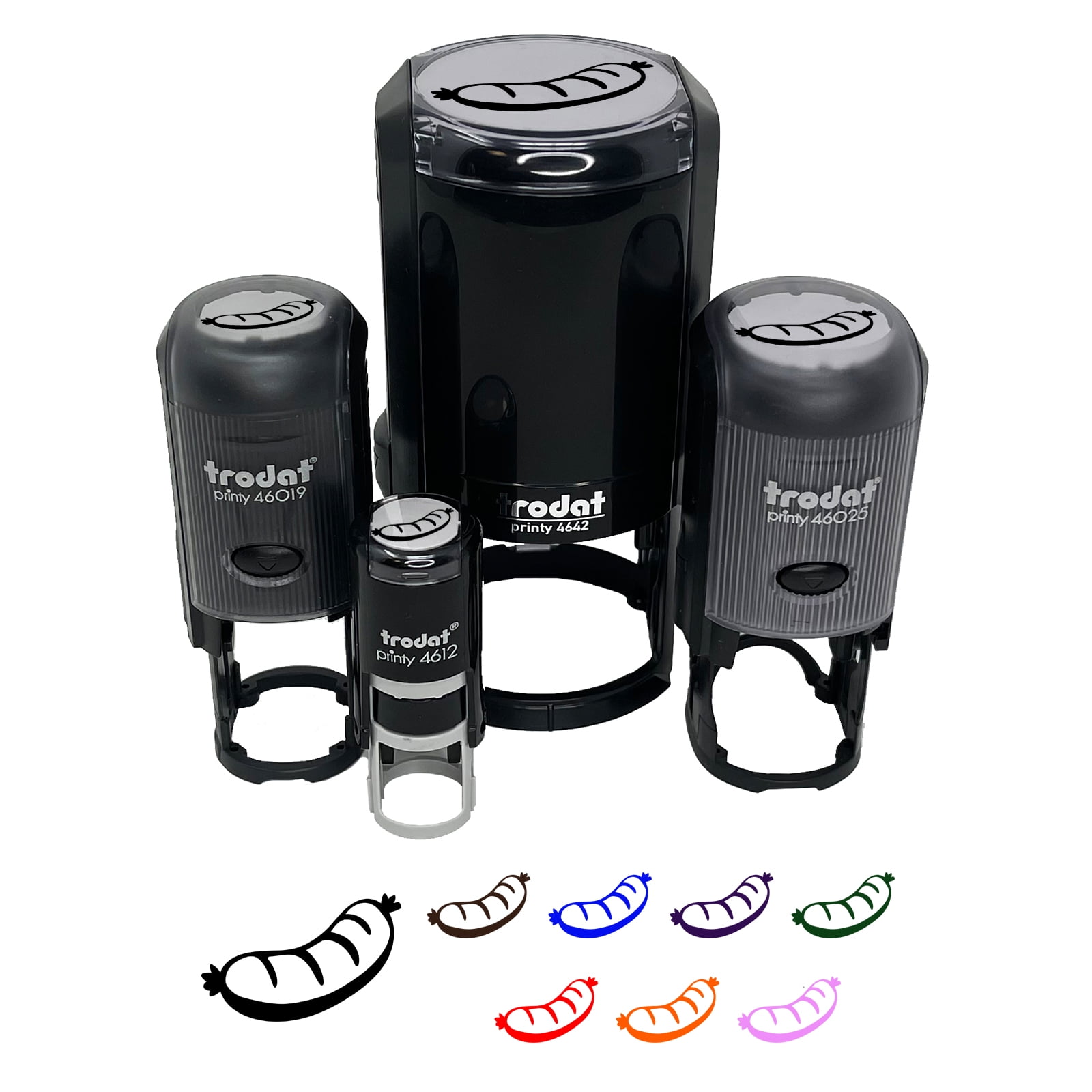 Oktoberfest Wiener Sausage Bratwurst Self-Inking Rubber Stamp Ink ...