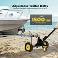 SPECSTAR Adjustable Trailer Dolly, 1500lbs Load Capacity, with 2" Hitch ...