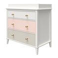 Little Seeds Monarch Hill Poppy 3 Drawer Changing Table, Peach/Taupe ...