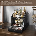 Cologne Organizer for Men, 3-Tier Cologne Perfume Storage,Solid Wood ...