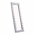K&B Furniture Upholstered Diamond Tufted Standing Mirror - 22W x 63H in ...