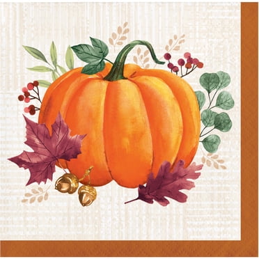 Homlouue 100 PCS Fall Paper Napkins 3 Ply Disposable Napkins ...