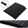 100pcs Straws Disposable, 10.3 Inches Plastic Straws, Plastic Drinking ...
