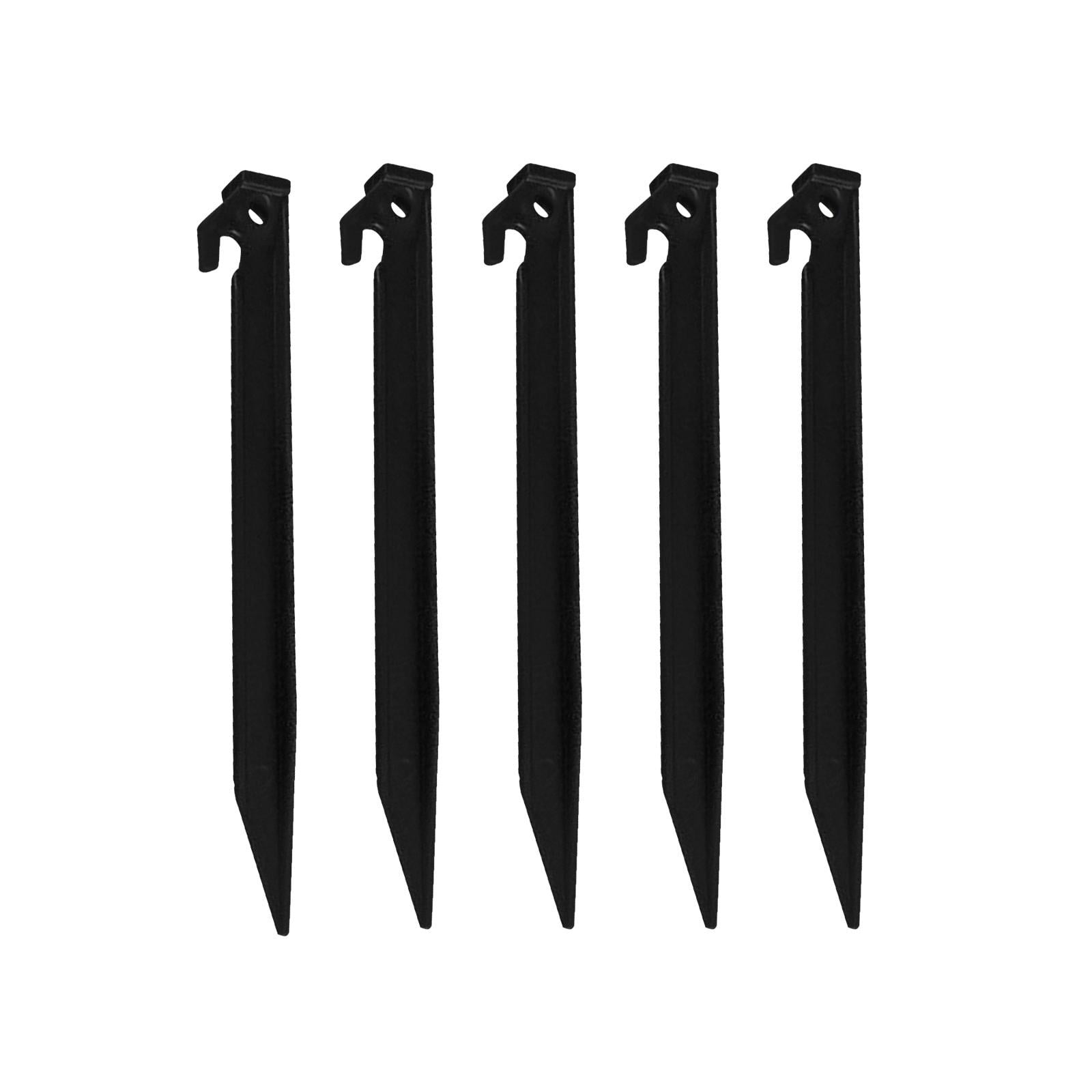 5x Tent Stakes Heavy Duty Tent Pegs Hook Stakes Lightweight Canopy ...