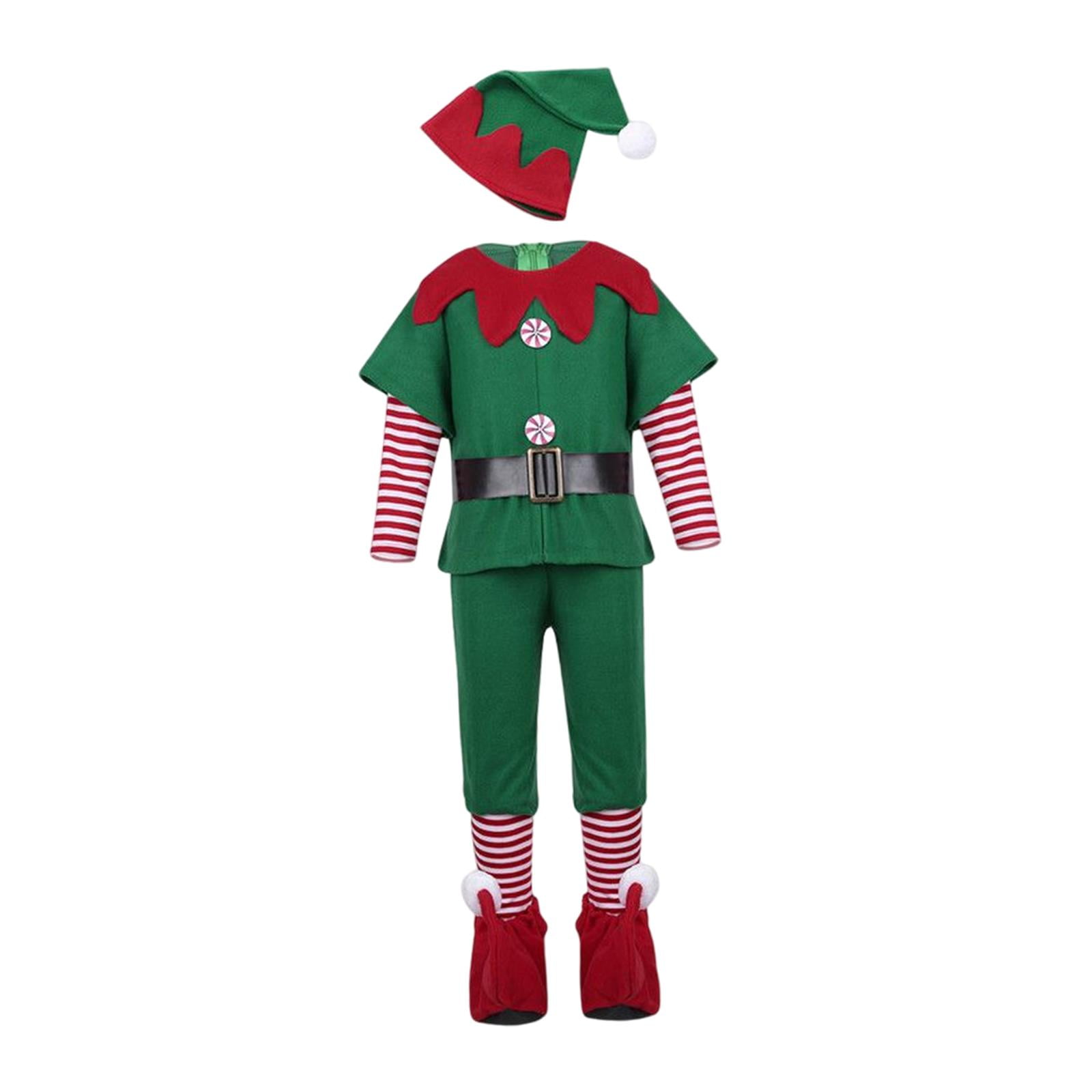 Disfraz de duende navideño hombre,180cm Yuyangstore Disfraz de duende ...