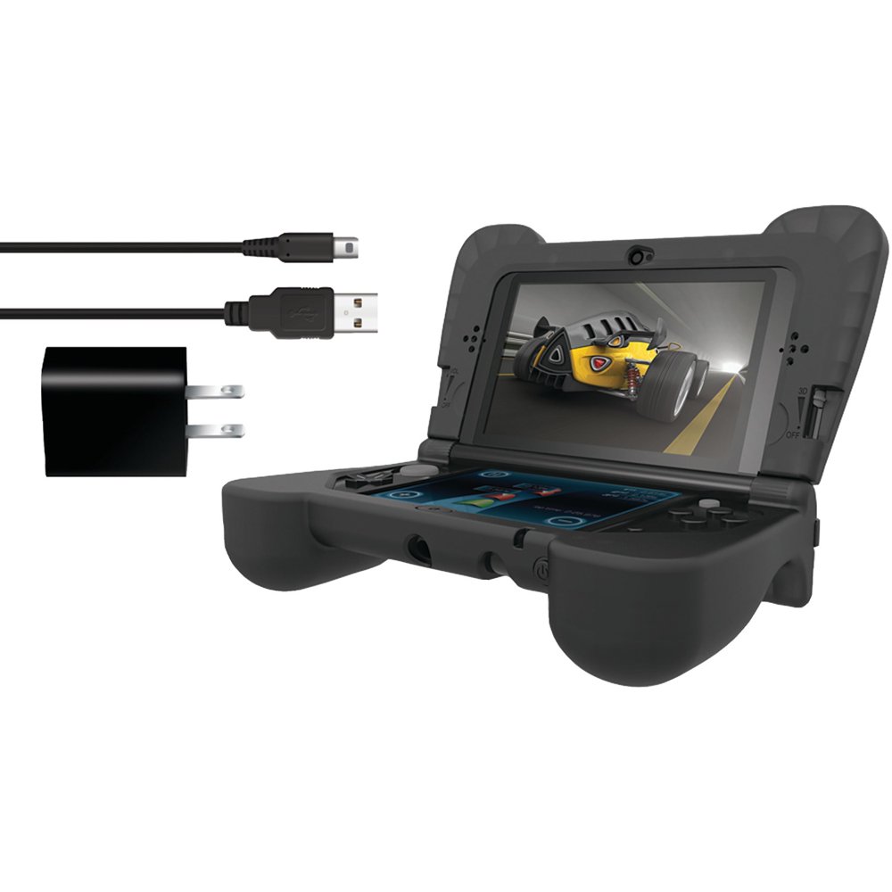 DreamGear Power Play Kit: Black for New Nintendo 3DS XL - Walmart.com ...