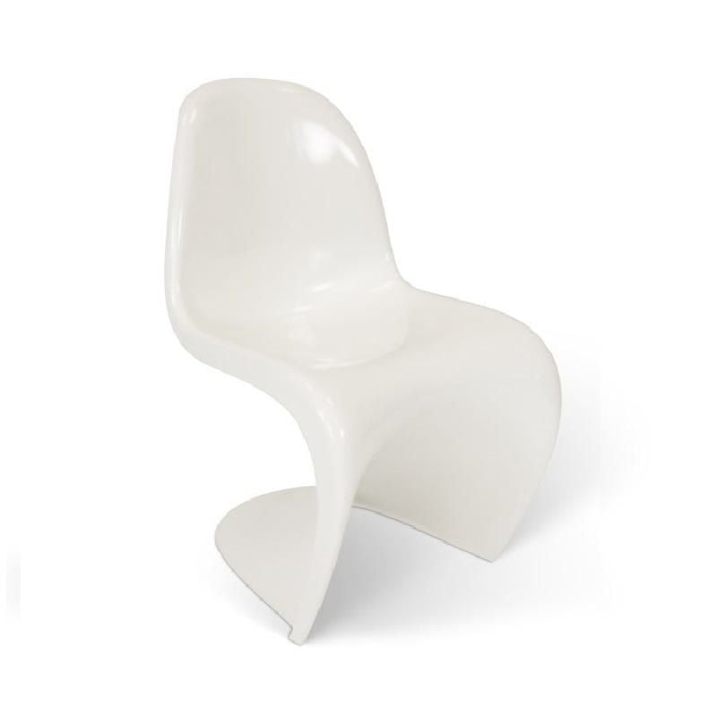 Click here for Plata Décor Import Inc - Penton Chair In Shinny Wh... prices