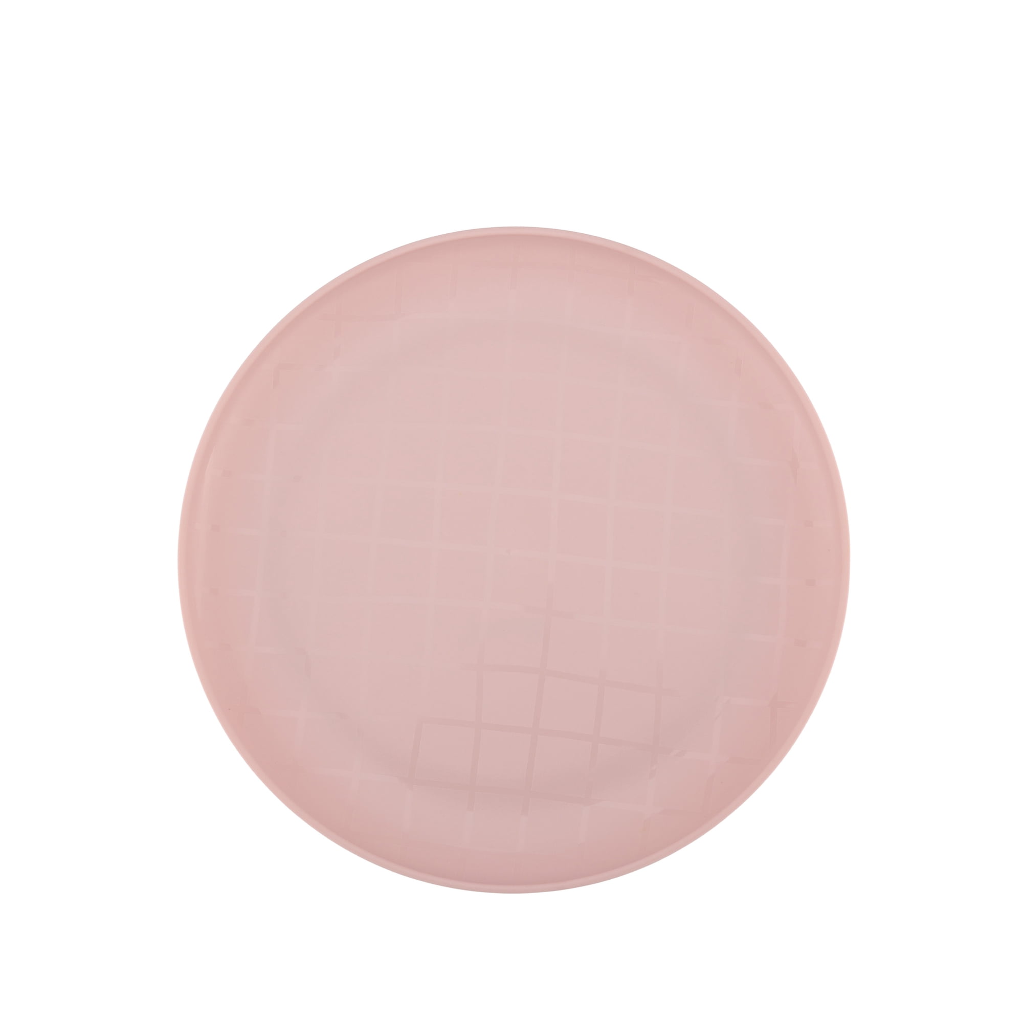 Click here for Mainstays Grid Pink Polypropylene Plate  1 Pack  L... prices