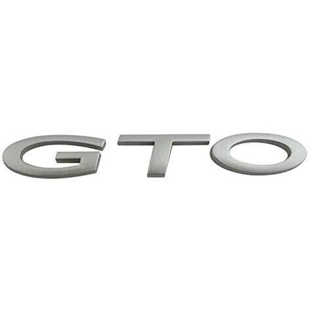 Reproduction Silver "GTO" Front Grille Emblem Badge 2004-2006 Pontiac ...
