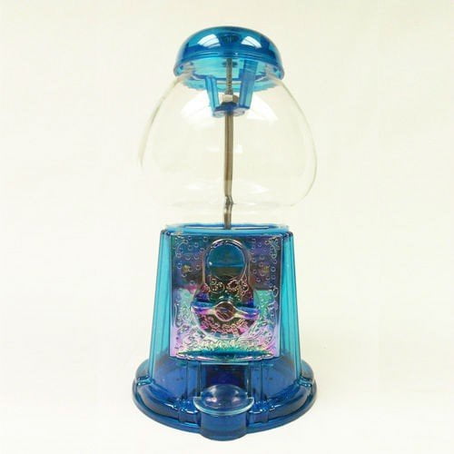 Blue Gumball Machine Antique Style Gumball Bank and Dispenser with Free ...
