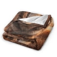 Majestic Wolf Sunset Blanket Wild Animal Nature Throw Soft Cozy Fleece ...