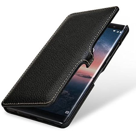 StilGut Case Compatible with Nokia 8 Sirocco Leather Book Type Flip ...