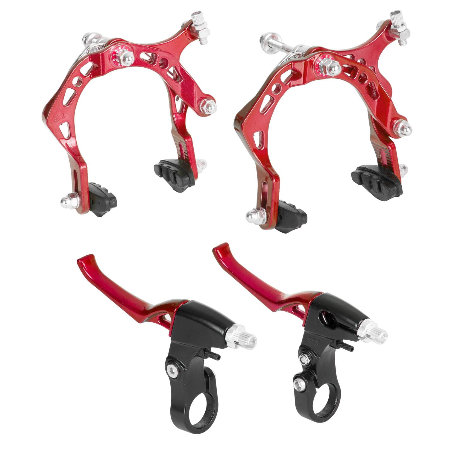 kit Frenos para biccleta aluminio rojo S Shine BMX Hing end ...