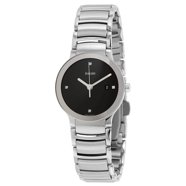Rado True Jubile Black Dial Ceramic Ladies Watch R27655732 - Walmart.com