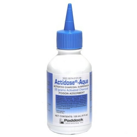 Actidose+aqua Activated Charcoal Suspension 4 Oz 120ml - Walmart.com