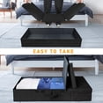 General Under Bed Storage Containers, Set of 2 Low Profile Under Crib ...