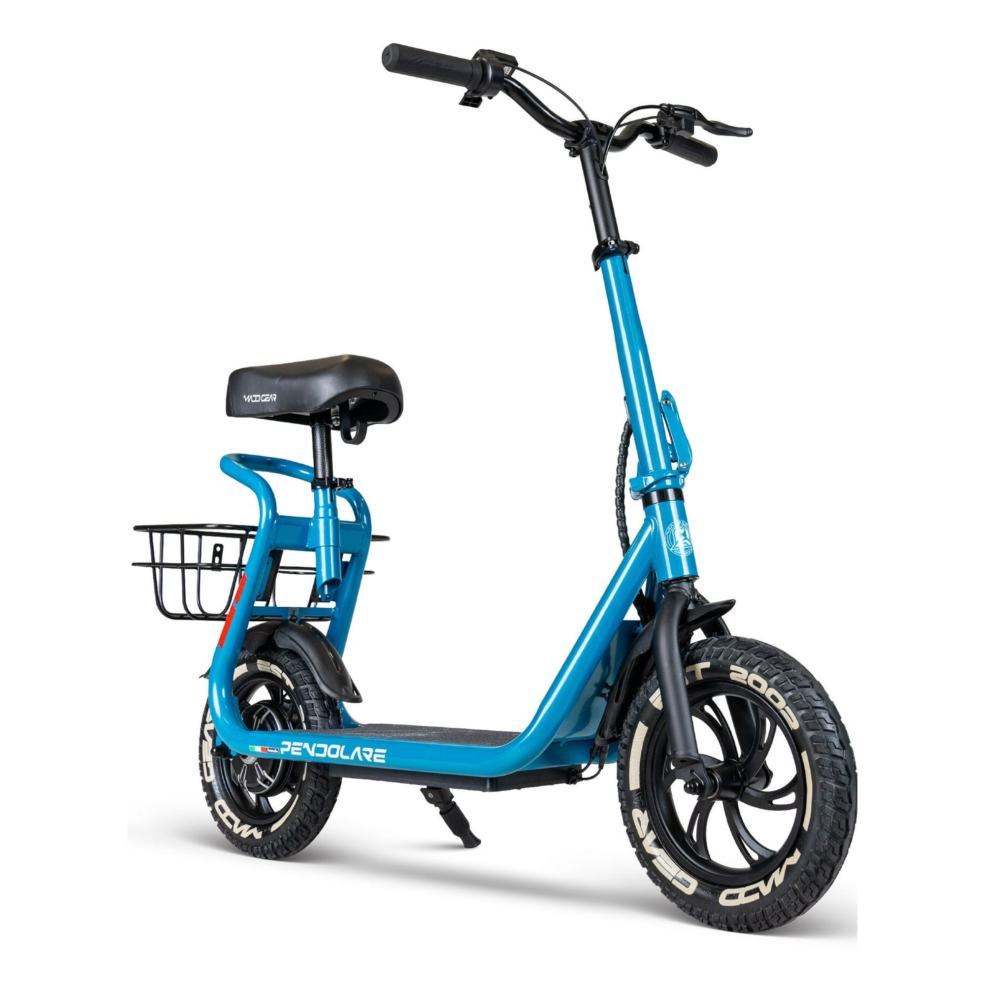 Click here for Madd Gear Electric Scooter With Seat & Basket - 18... prices