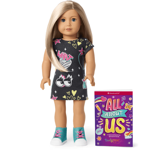 "American Girl Truly Me Doll #79, 18"" with Brown Hair, Hazel Eyes ...