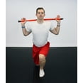 Fabrication Enterprises, Anti Roll Cando Exercise Bar, 3 lb, Red ...