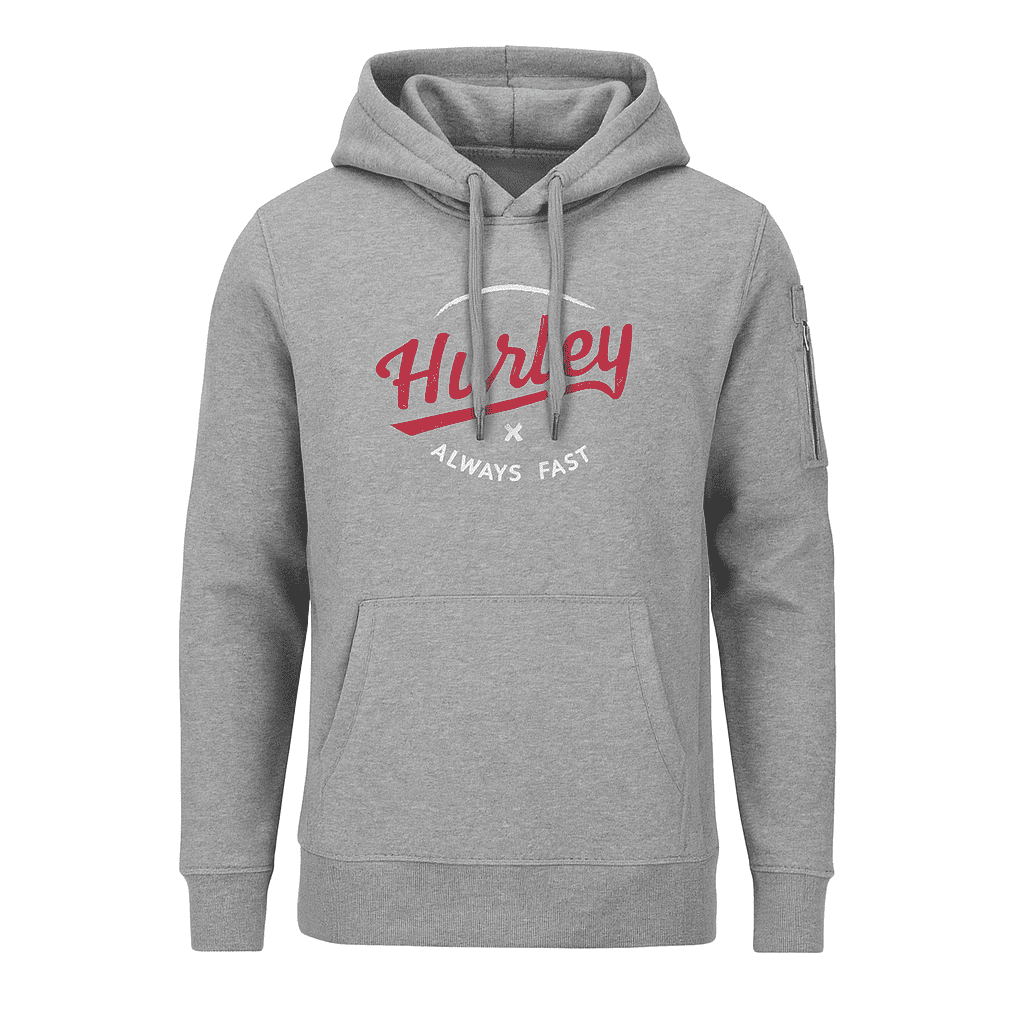 Click here for Hurley Mens Grey Fleece Hoodie - Large - Soft Cott... prices