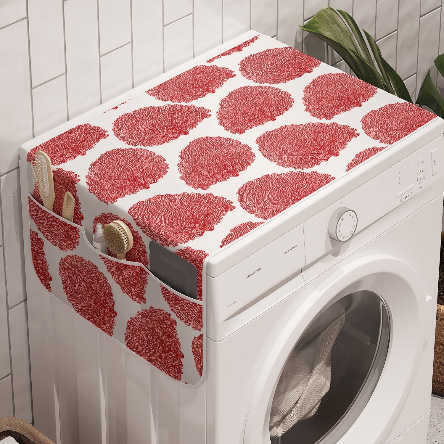 Underwater Washing Machine Organizer, Marine Life Botany Coral Reef ...