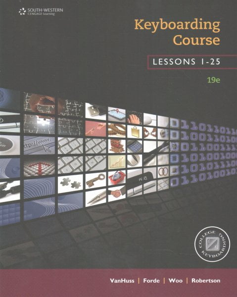 Keyboarding Course, Lessons 1-25, College Keyboarding - Walmart.com