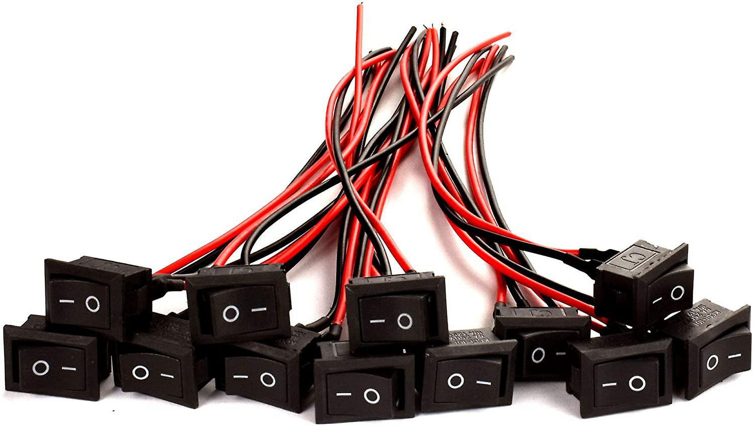 Ac 6a/250v 10a/125v 2 soldadura Spst On/off Mini barco interruptor ...