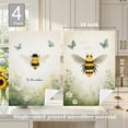 kitchen towels summer A bee flying through the air with butterflies ...