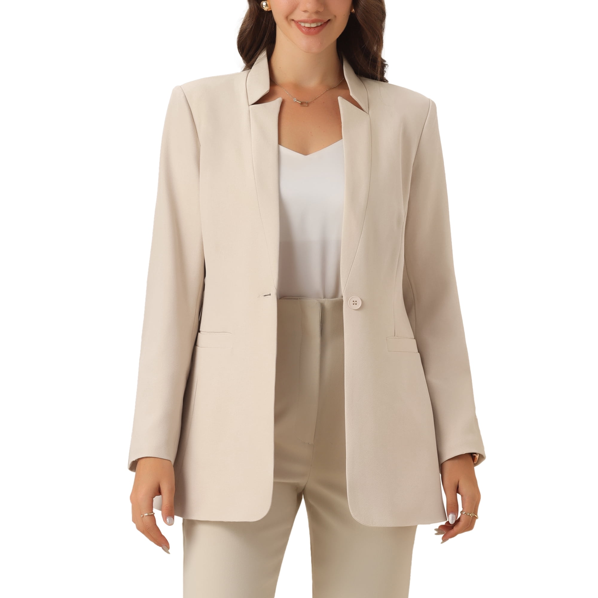 Click here for Inspire Chic Allegra K Womens Long Sleeve Lapel Co... prices