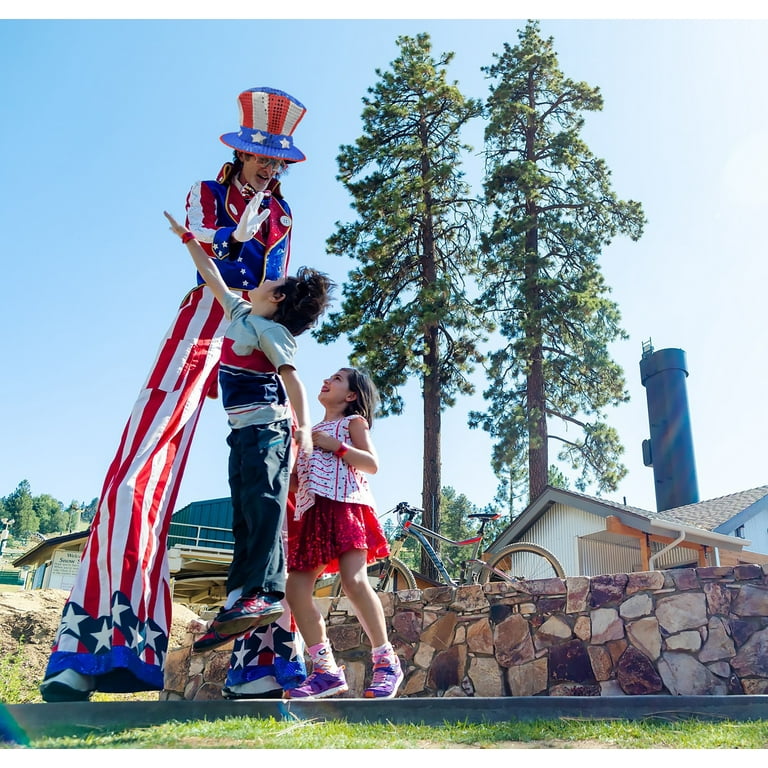 Uncle Sam Costume Stilts