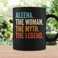 Aleena The Woman The Myth The Legend First Name Aleena Coffee Mugs ...