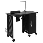 Yaheetech Manicure Table Nail Portable Folding Beautician Desk ...