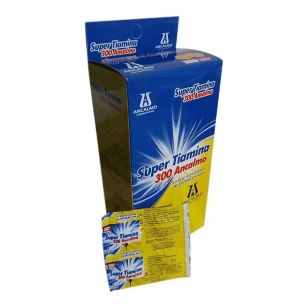 Super Tiamina 300 con 100 Capsulas Ancalmo Ancalmo Caja | Walmart en línea