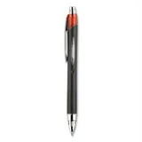 Jetstream Retractable Ballpoint Pen, Bold 1 Mm, Red Ink, Black Barrel ...