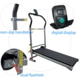 EOTVIA Manual Treadmill, Non Electric Treadmill With Flywheels ...
