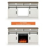 Tall Highboy TV Stand for 65+ Inch TV White - Walmart.com