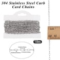 10M Resistant 304 Stainless Steel Cable Chains Soldered with Paper ...
