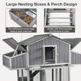 Aivituvin Large Chicken Coop, Folding Chicken House for Outdoor with ...