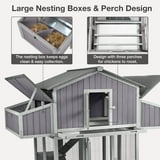 Aivituvin Large Chicken Coop, Folding Chicken House for Outdoor with ...