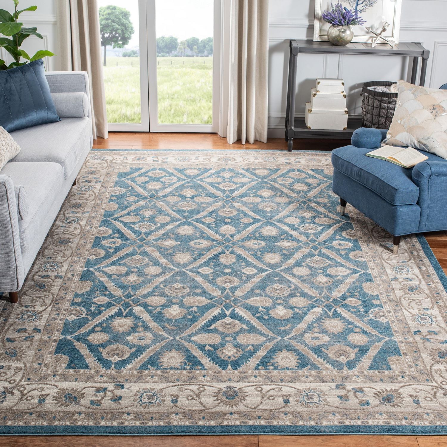 Click here for Safavieh Sofia Jerrod Floral Bordered Area Rug 8 F... prices