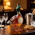 BUDAO00 3D Sculpted Duck Vodka Whiskey Bottle, Duck Wine Bottle ...
